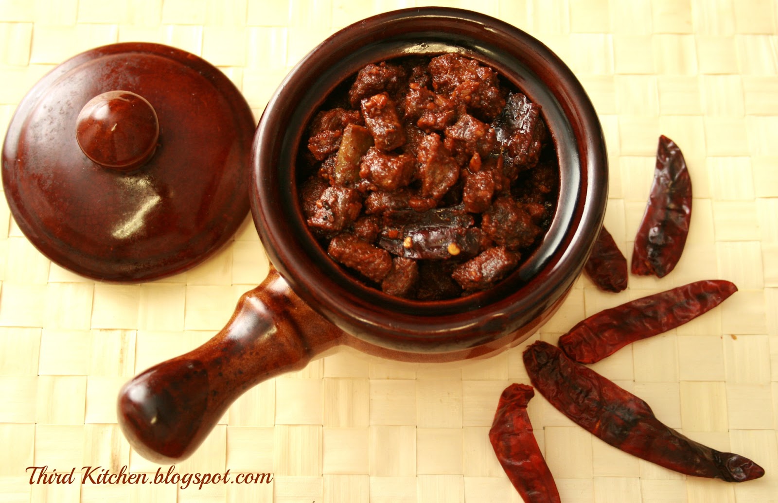 Third Kitchen: Beef Pickle/Irachi Achar/ഇറച്ചി അച്ചാര്‍
