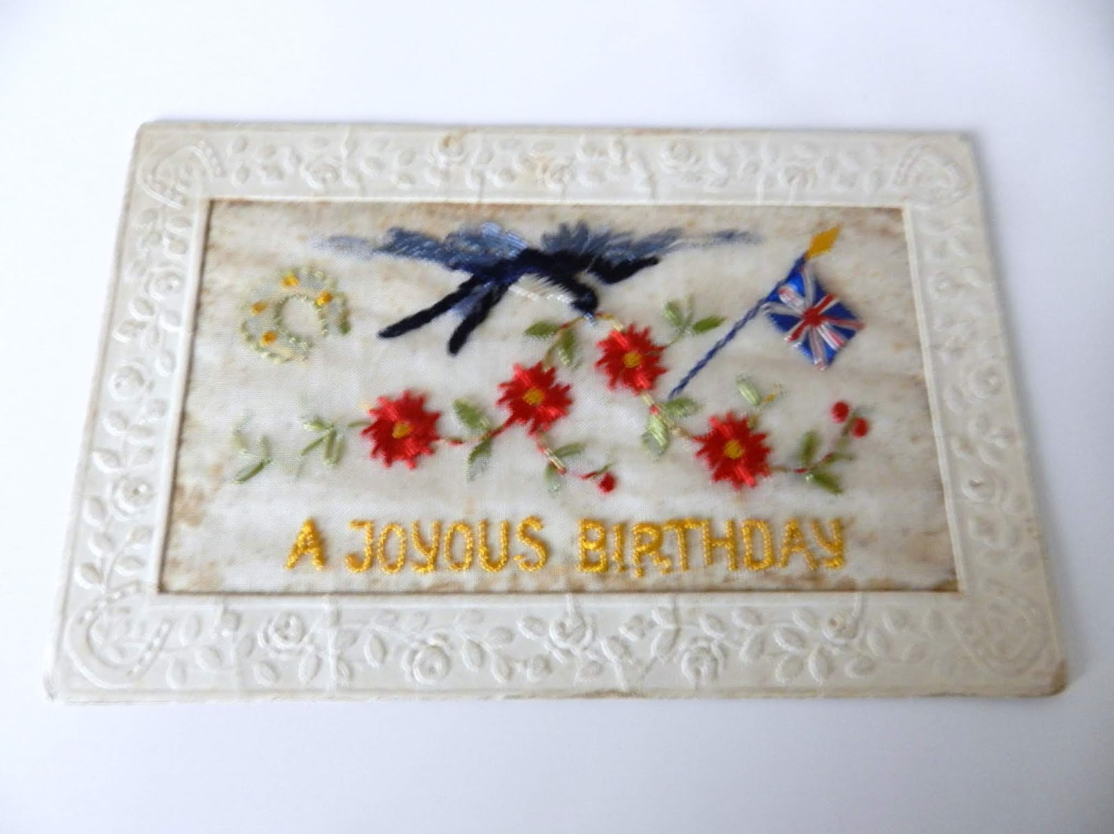 Great War Embroidered Postcards