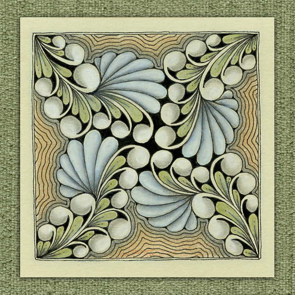 Time for Tangling: Today's Tangle - Mooka & Flux Video Tutorial