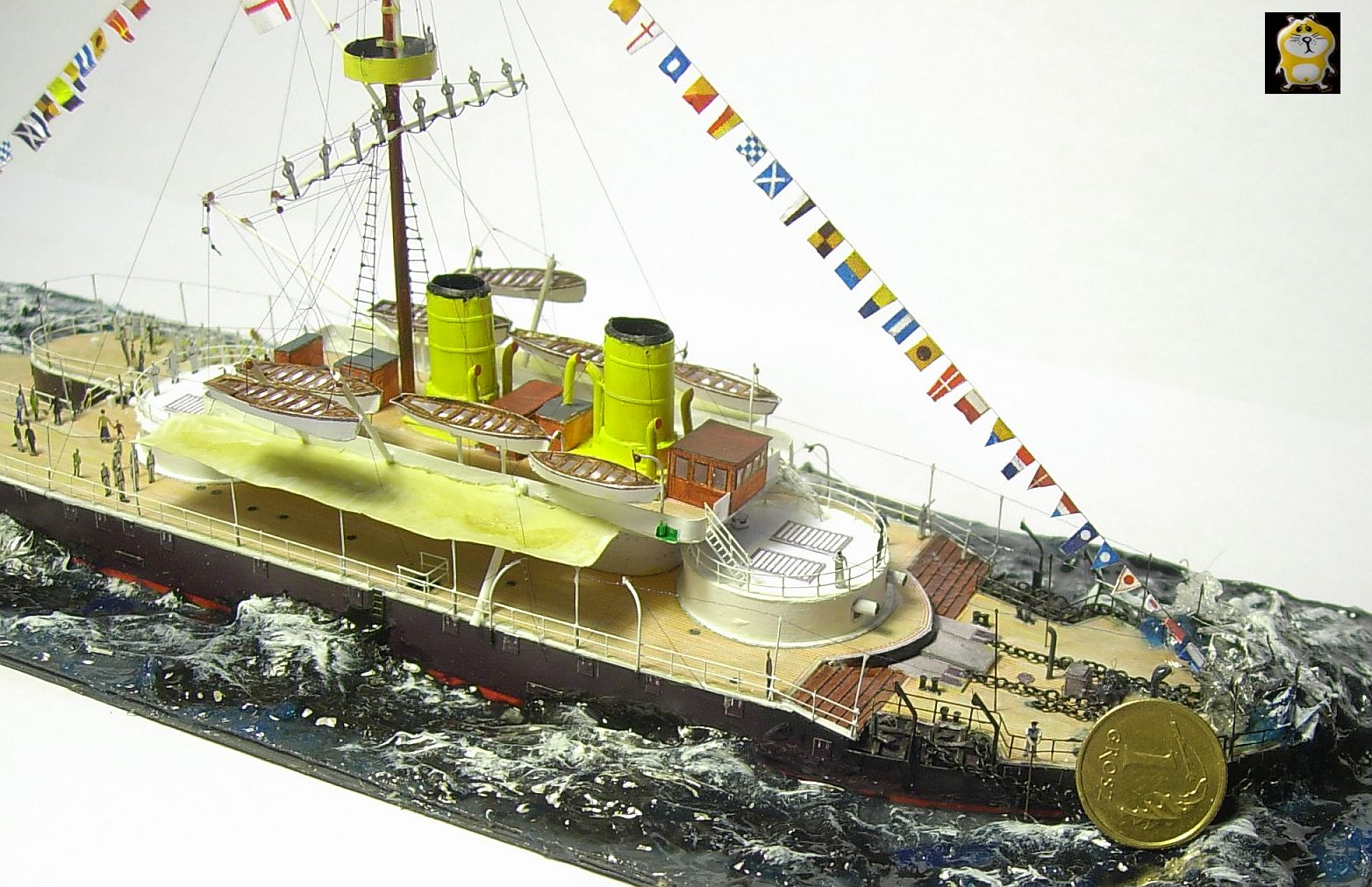The Mad Hamster's Modelling: HMS Devastation, 1876: piękne brzydactwo