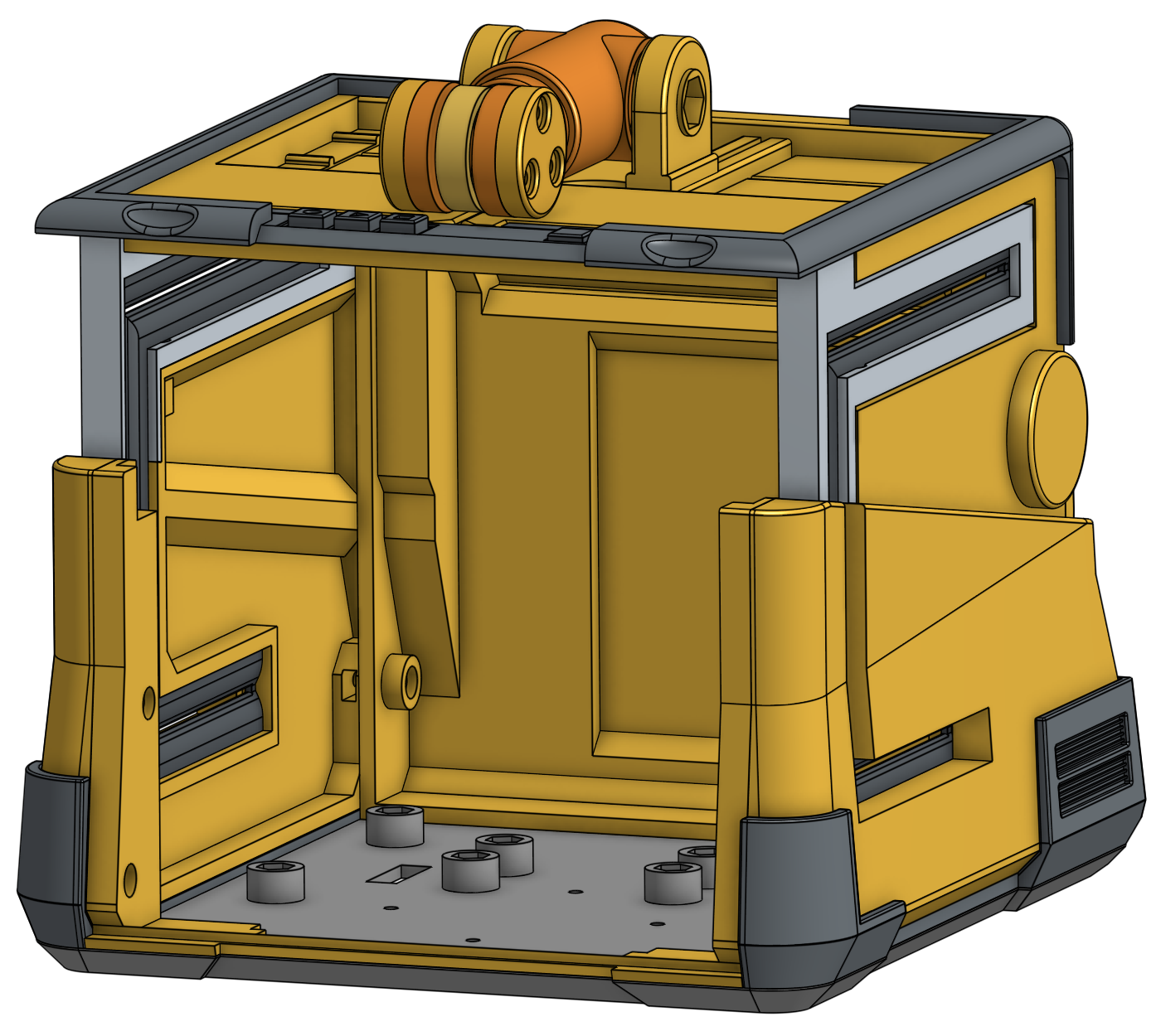 hansbot - A Robot Builder's feed: Wall-E project (body CAD second step)