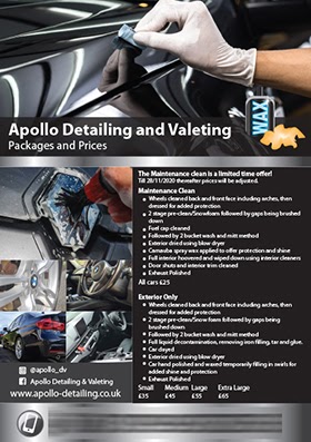 My Voice On The Wall: Flyer Design for a Car Valeting Firm