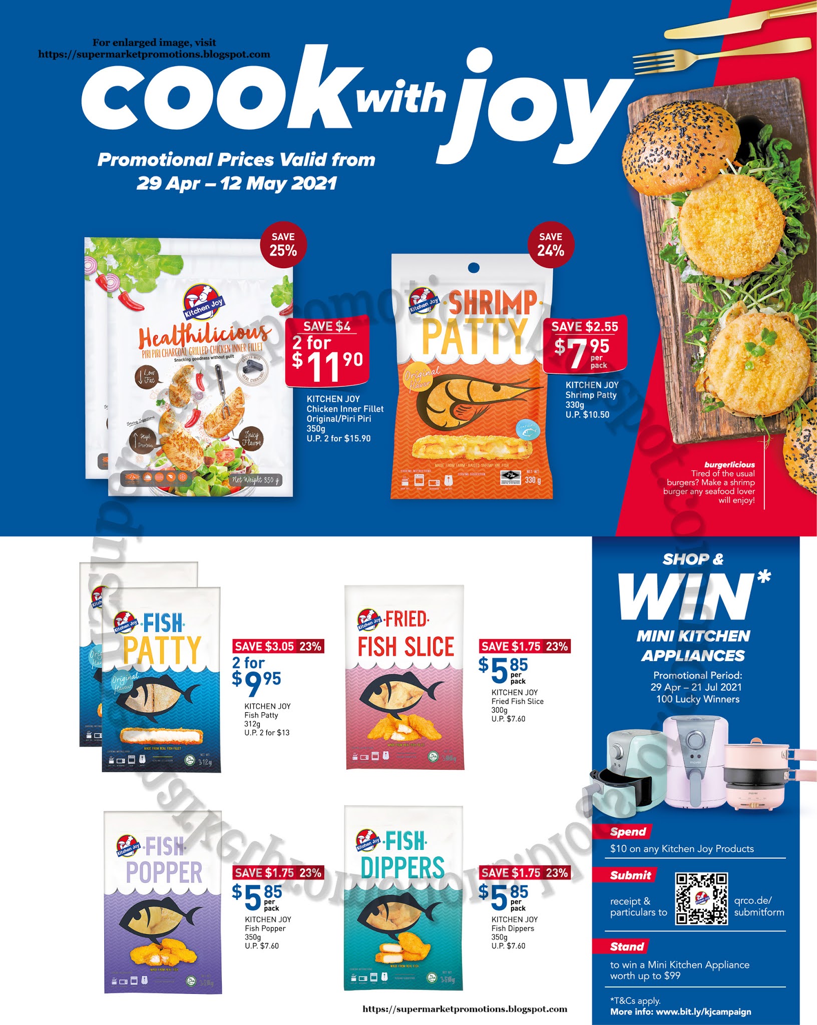 NTUC FairPrice Kitchen Joy Win Mini Kitchen Appliances Promotion 29 ...