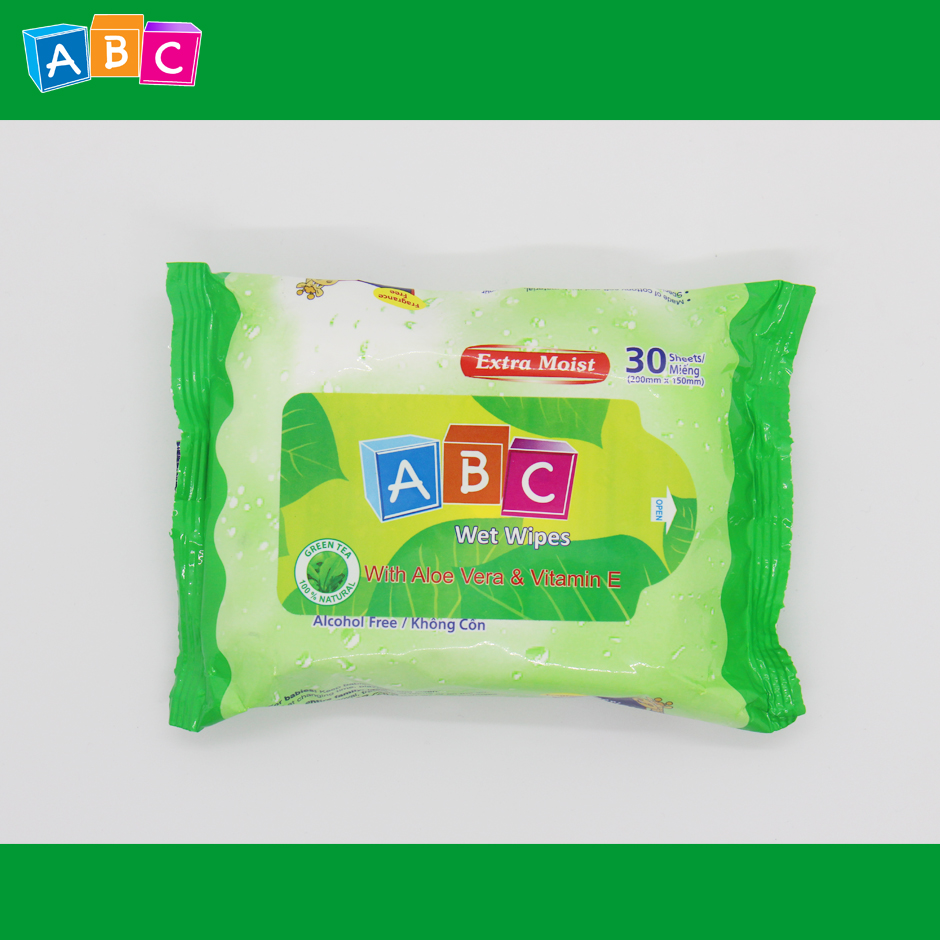 ABC Wet Tissues, Babyjooy Baby Wipes & Diapers : ABC Wet Tissue ( Green ...