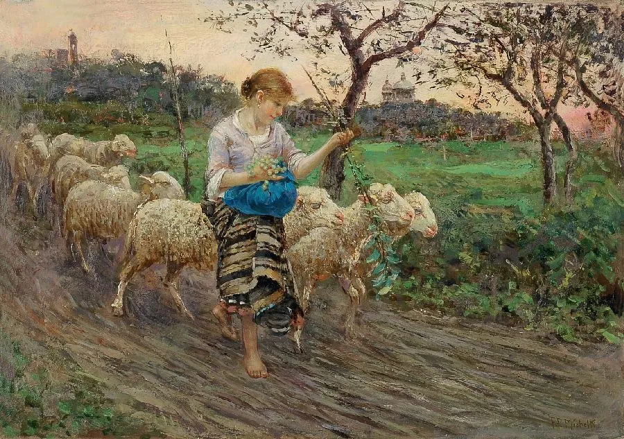 Francesco Paolo Michetti (1851-1929) | Genre painter | Tutt'Art ...