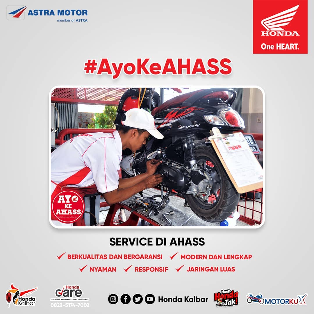 Servis Motor Honda Wajibnya di Bengkel Resmi AHASS - Kapuas Post ...