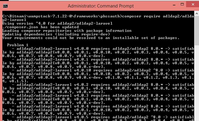 Fahmi Satrio: Laravel + LDAP Error: adldap2/adldap2 requires ext-ldap Fahmi Satrio: Laravel + LDAP Error: adldap2/adldap2 requires ext-ldap