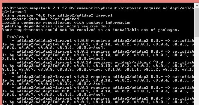 Fahmi Satrio Laravel Ldap Error Adldap2adldap2 Requires Ext Ldap
