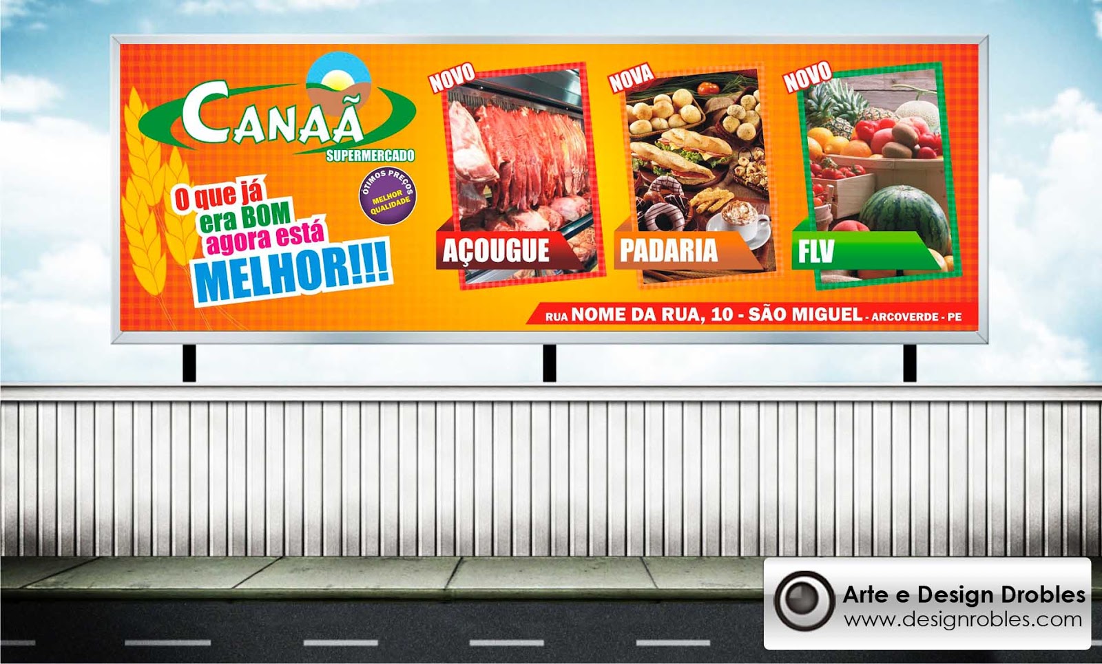 Outdoor Supermercado Canaã - Daniel Robles Multimidia Arte, Foto, Vídeo ...