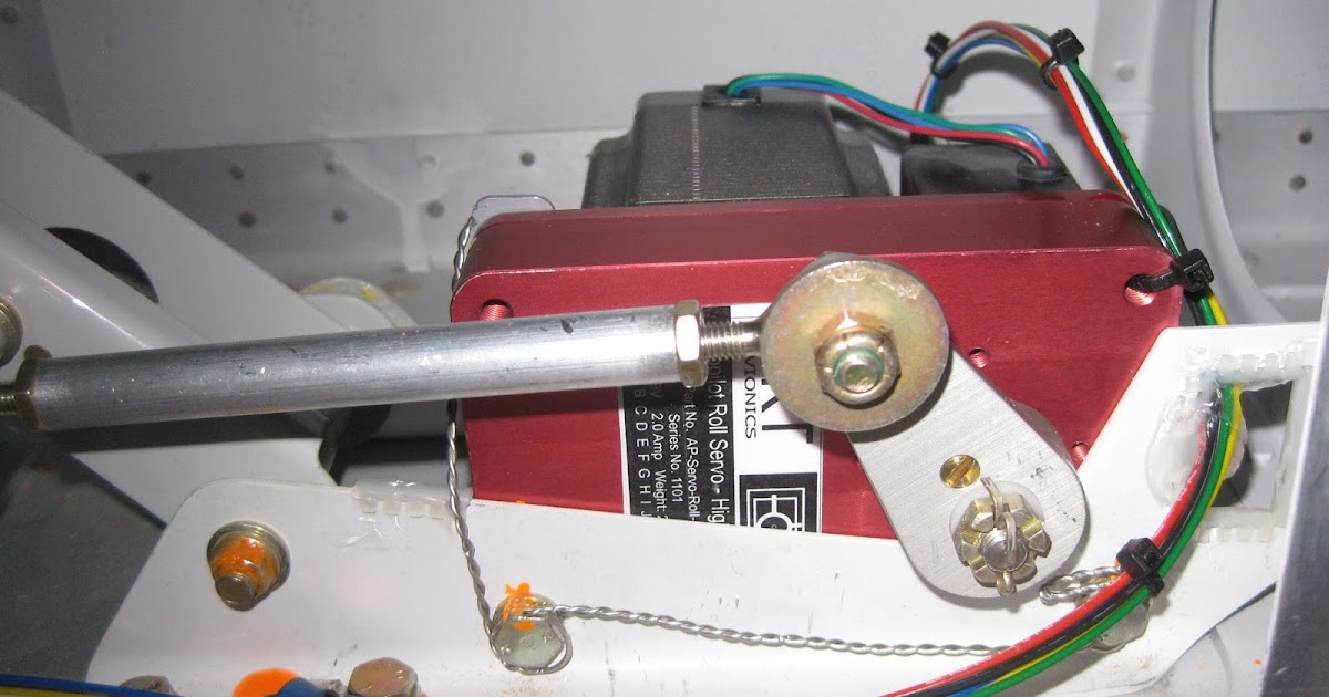 E's Van's RV-14A: Autopilot: Roll servo wired and safety wired.