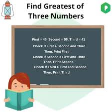 Write a program in C to find the greatest among three integers without ...