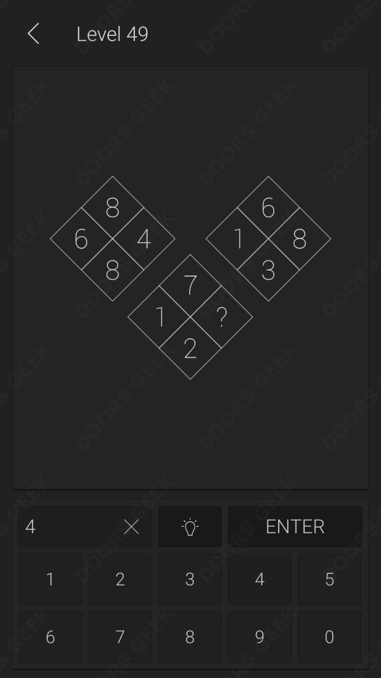 Math Level 49 Solution Doors Geek Math Level 49 Solution Doors Geek