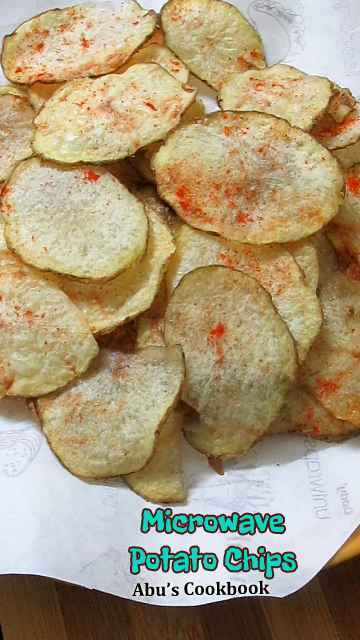 Microwave potato chips | Microwave chips | How to make chips in ...