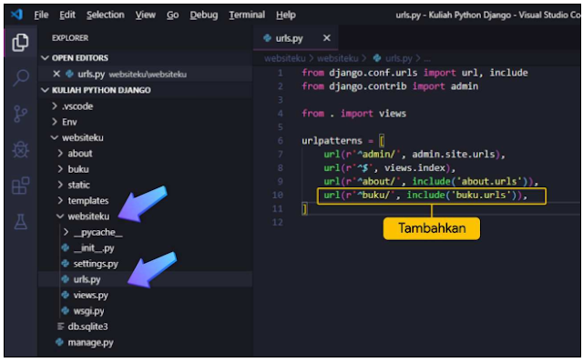 Django Framework - Membuat Model dan Menampilkan Data ke Views - Contoh ...