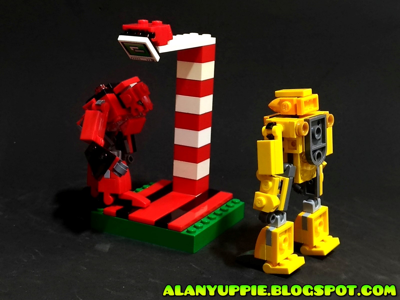 Alanyuppie's LEGO Transformers: LEGO Bumblebee and Cliffjumper at the ...
