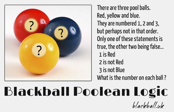 Billiard Balls, Sequence and Logic Puzzles
