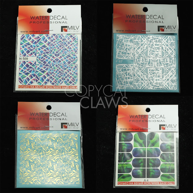 Copycat Claws: MILV Water Decal Review