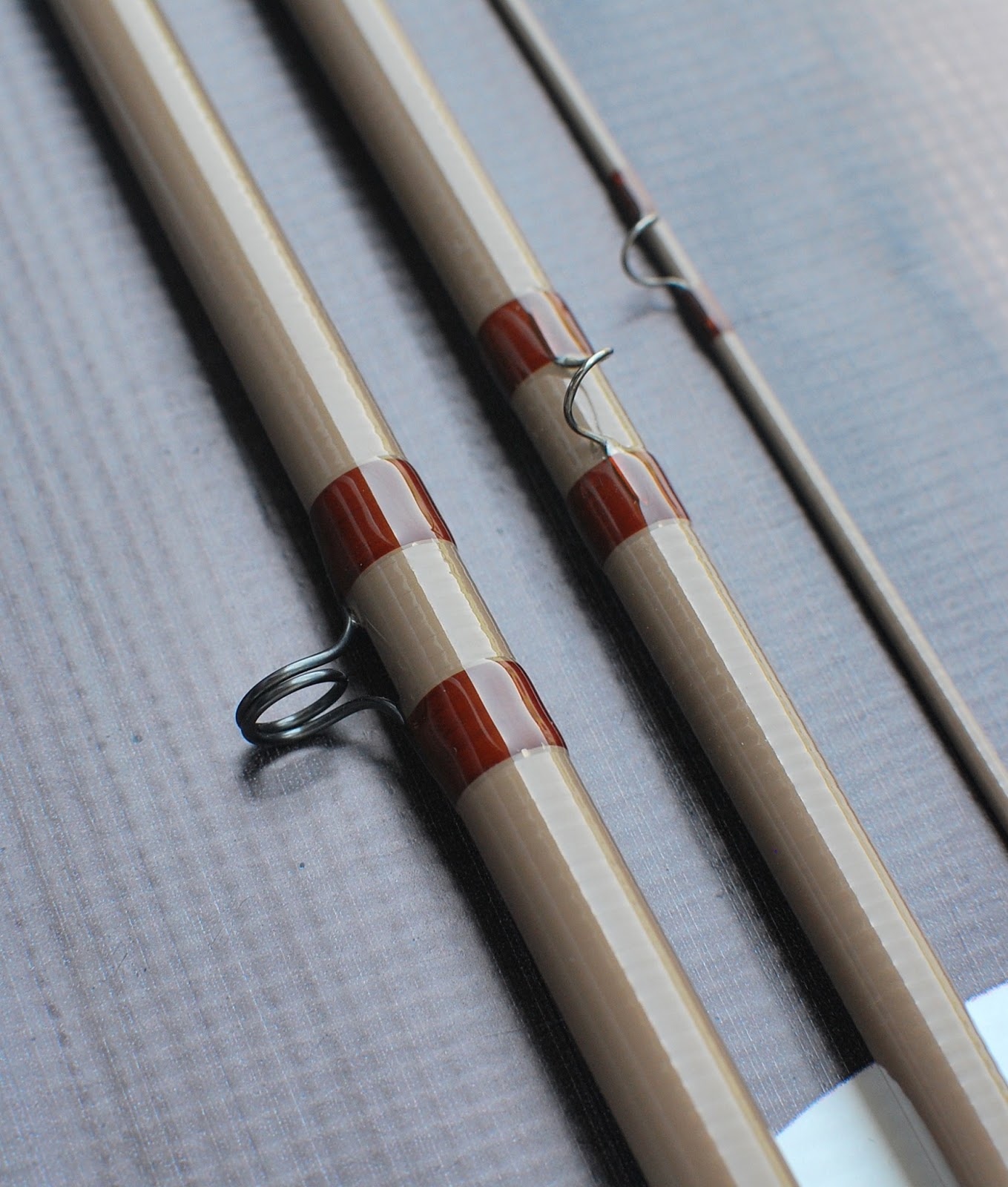 Handcrafted graphite and fiberglass fly rods: L.Kenney special