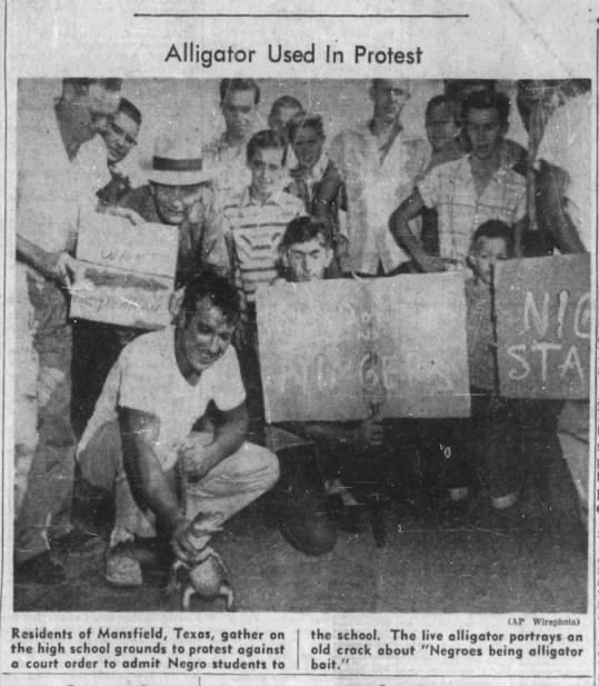 Early Sports and Pop Culture History Blog: Live Human "Alligator Bait ...