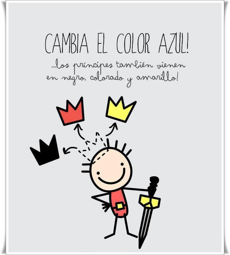 Frases con imágenes : Cambia el color azul...
