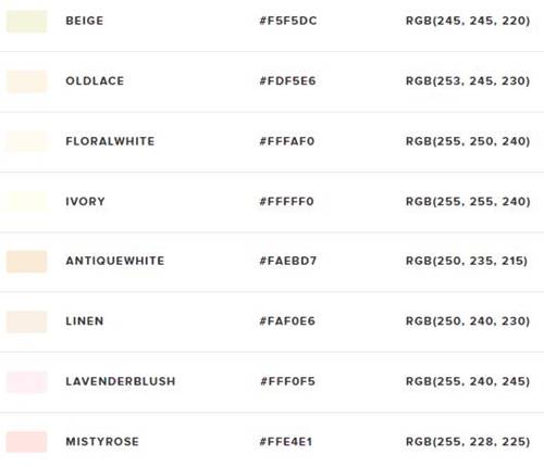 140+ Kode Warna HTML dan CSS Lengkap (Kode Hex dan RGB) - InfoAkurat.com