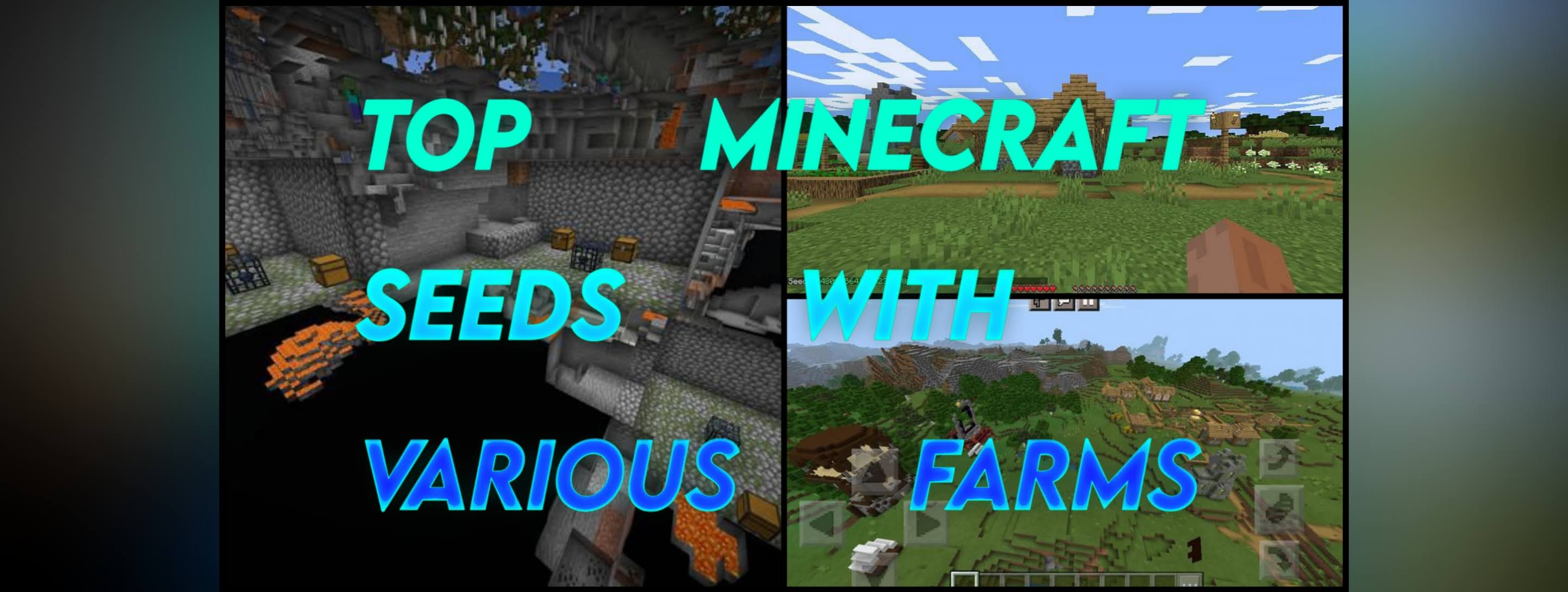 Top Minecraft seeds with various farms