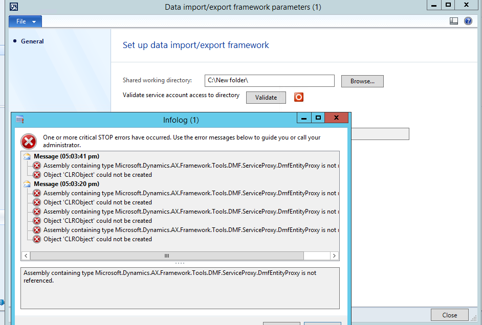 Microsoft Dynamics Products Tips And News Assembly Containing Type Microsoftdynamicsax