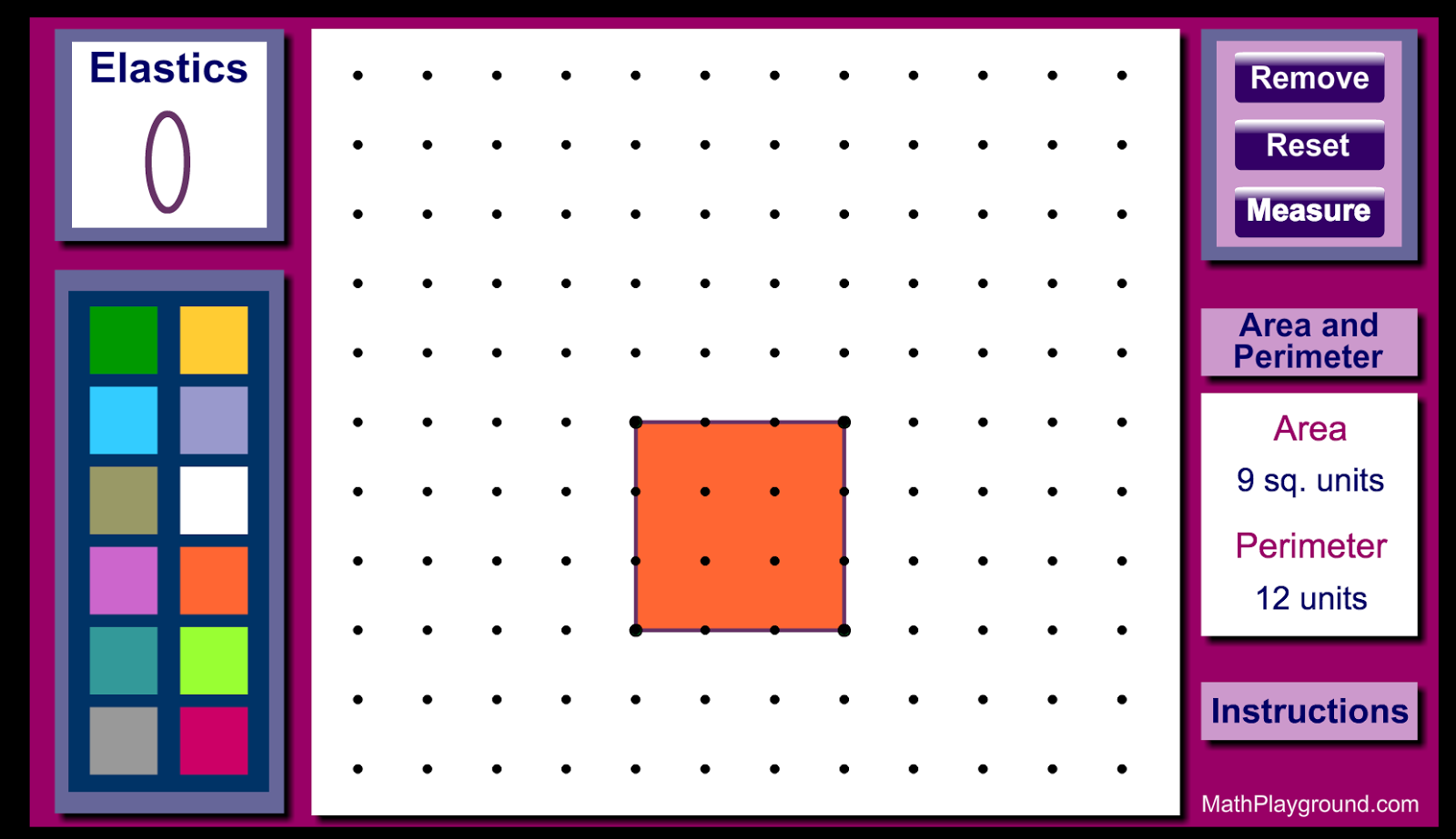 a l'aTAC!: Geoboard: geoplà virtual
