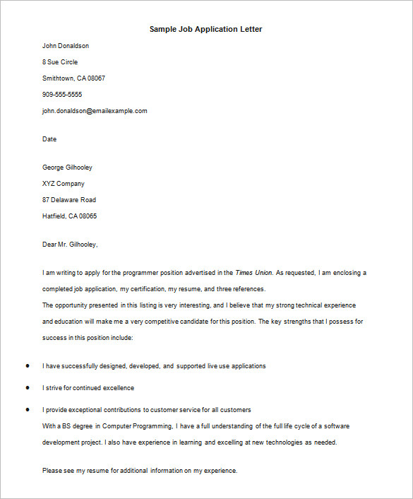 Letter Format Word - Formal Letters