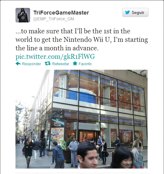 Norte-americano quer ser o primeiro do mundo a comprar o Wii U ...