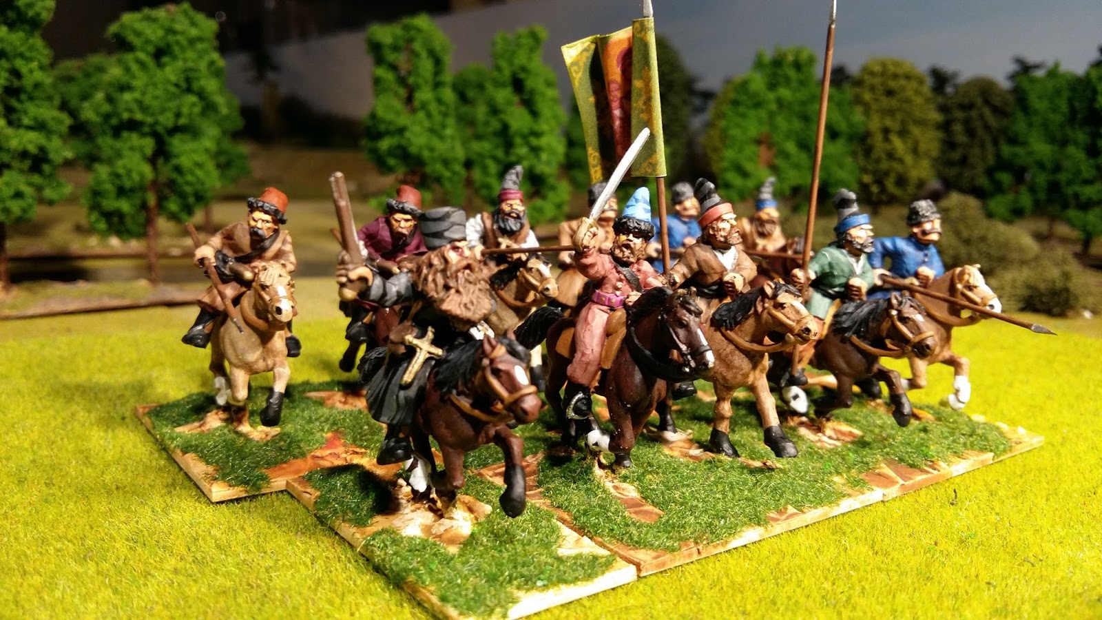 Painting Wargames Figures: Ural Cossacks 1
