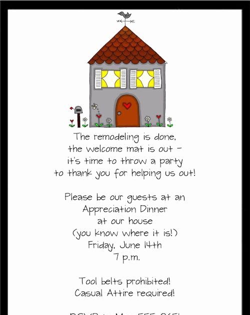 Housewarming Open House Invitation Wording - Collage Template
