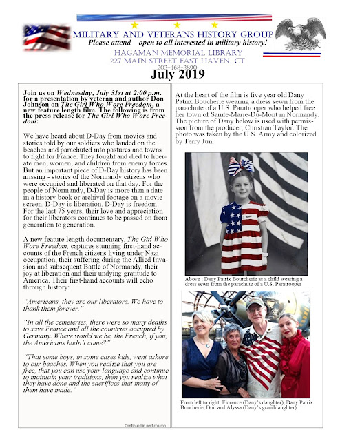 Hagaman Library WWII Veterans Discussion Group