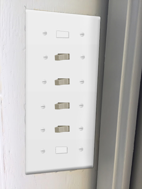 Kyle Switch Plates: Covering Switches When the Wall Cutout is Too Big