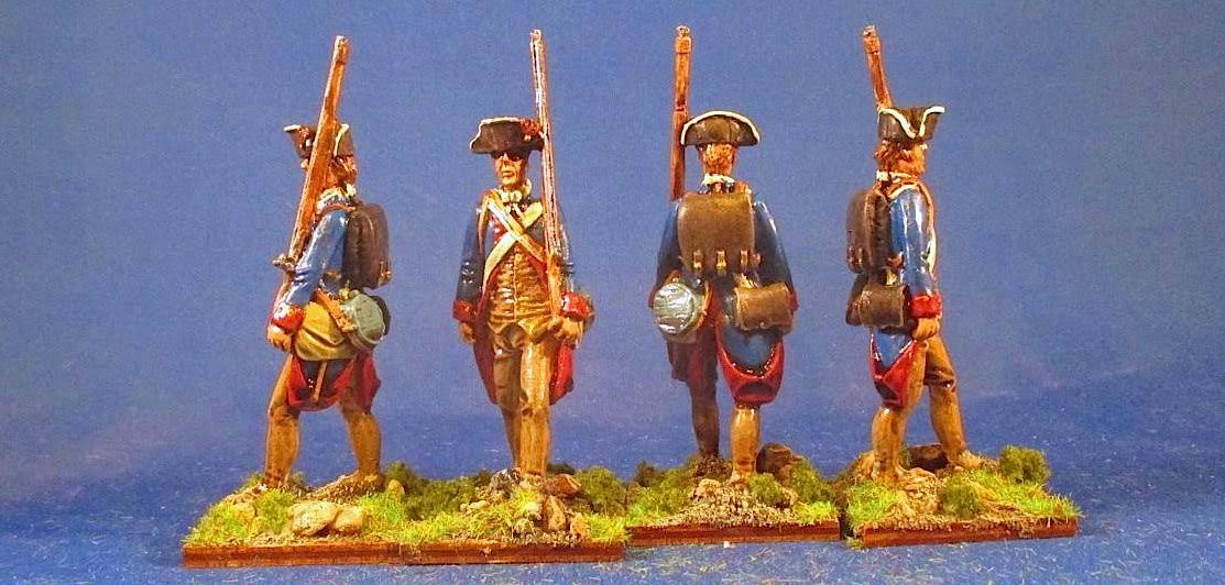 Bob's Miniature Wargaming Blog: Some 54mm AWI Continentals