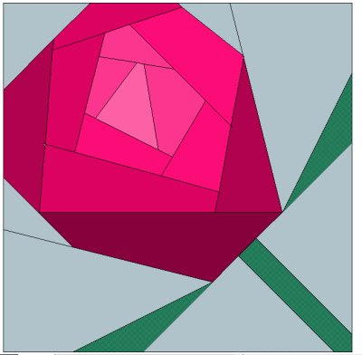 free rose paper piecing patterns | All about patchwork and quilting