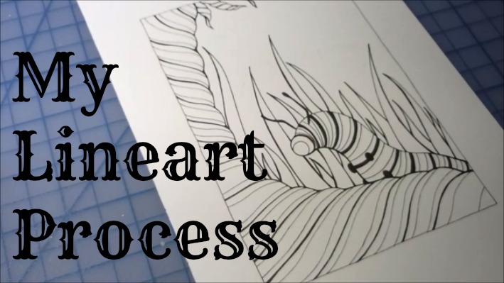 Painting My Blank Canvas: My Lineart Process