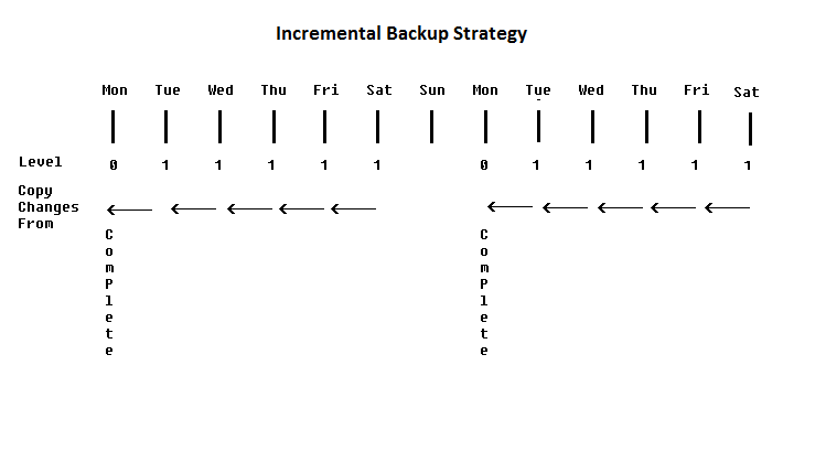 Taking Incremental Backup using RMAN | DB Exam Study
