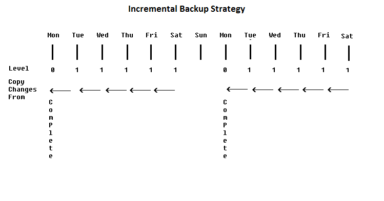Taking Incremental Backup using RMAN | DB Exam Study