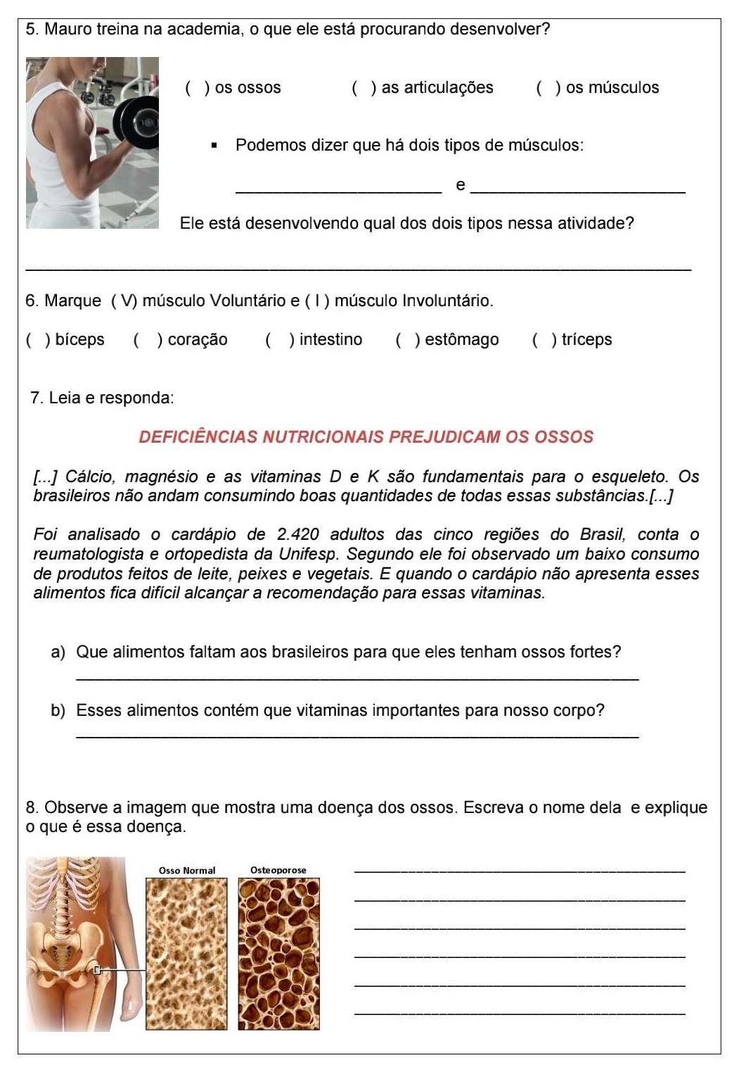 Ciências: sistema esquelético Atividade de ciências para trabalhar ... Ciências: sistema esquelético Atividade de ciências para trabalhar ...