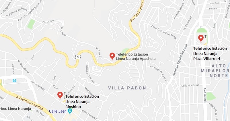 Tiempos en el Teleferico Linea Naranja - Estación Plaza Villarroel ...