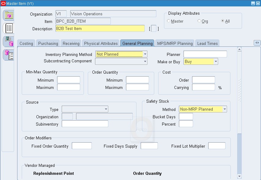 Oracle Order Fulfilment: Back to Back Order « Learn Oracle