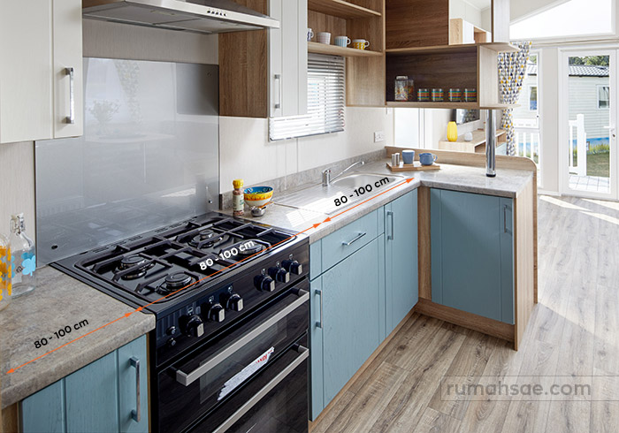 Ukuran Minimal dan Idealnya Kitchen Set - Rumah Sae