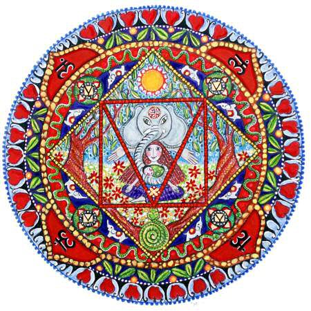 Tarot, Potions, and Psychedelic Magick Spells: Chakra Mandalas by Lindy ...