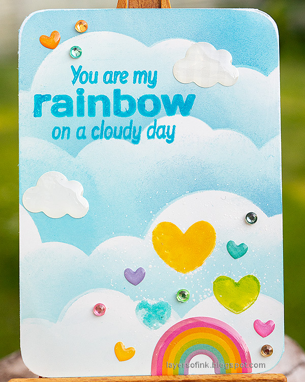 Layers of ink: Rainbow Artist Trading Cards