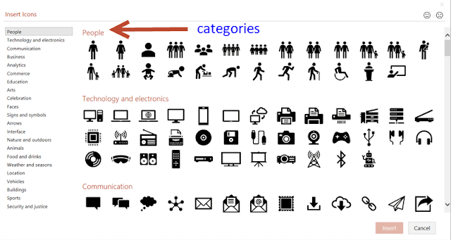 Luc's PowerPoint blog: Use an edit icons in PPT 2016-2019