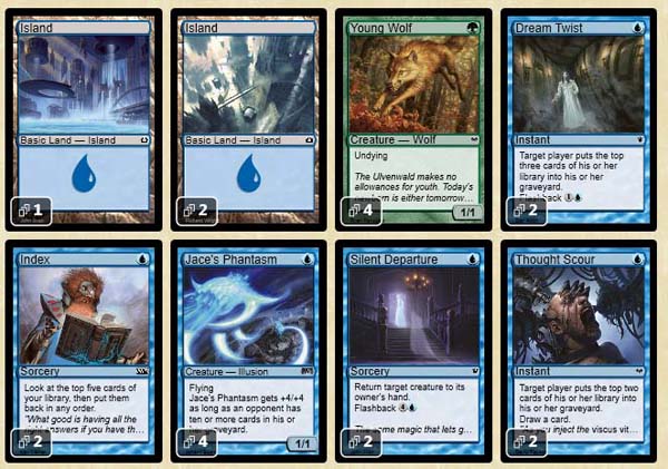 Magic the Gathering Adventures: Simic Online Deck in ISD+RTR Standard