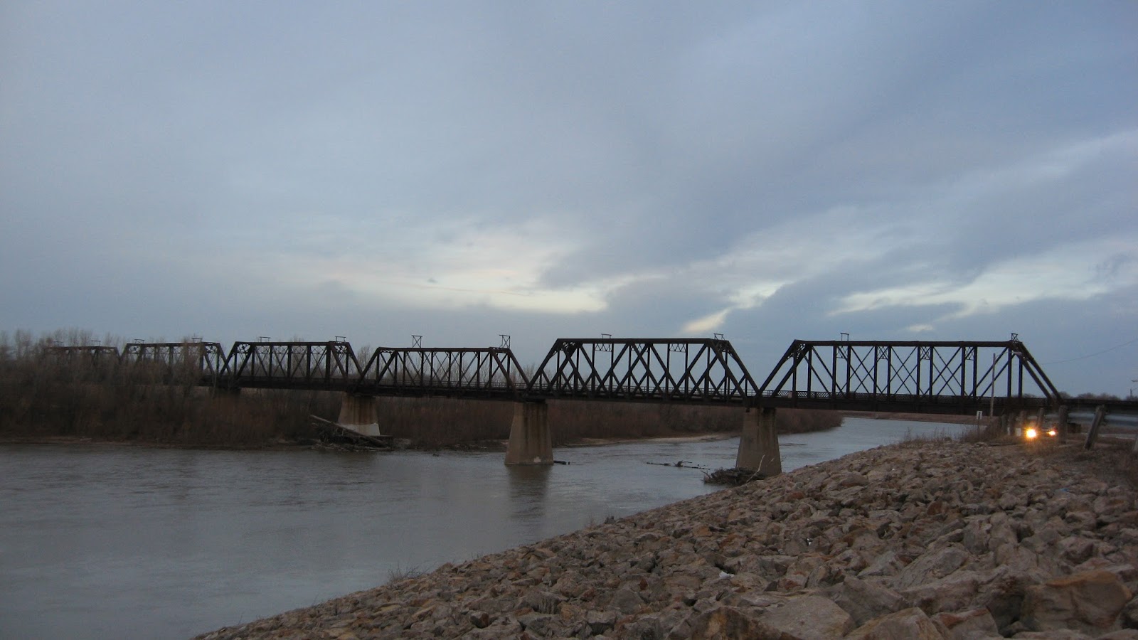 Industrial History: BNSF/Santa Fe+Rock Island Bridge over Kansas River ...