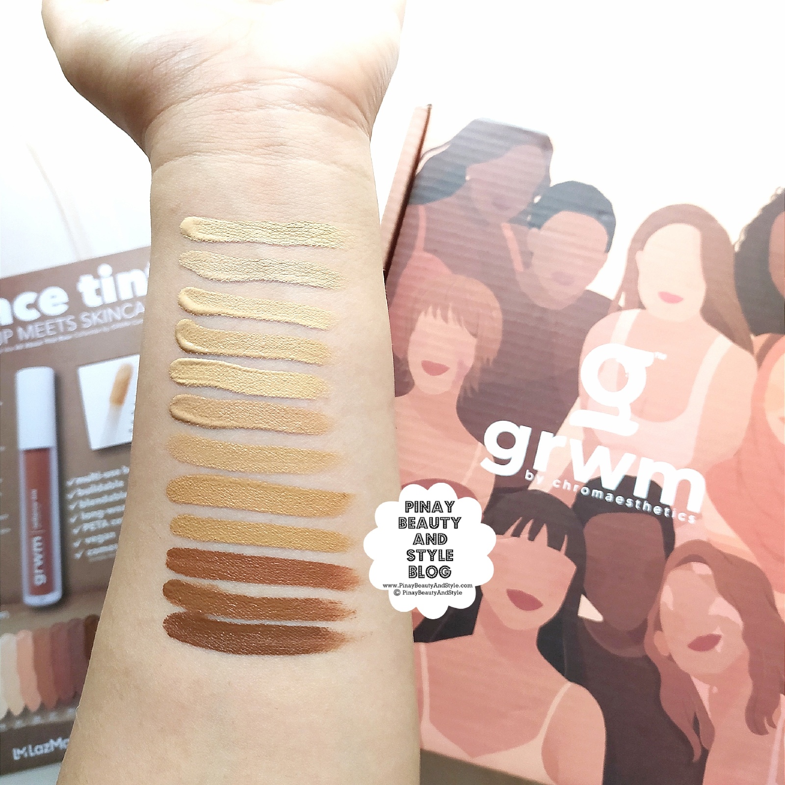 GRWM Cosmetics Radiance Tint Review Swatches and Price - Multi-Use Face ...