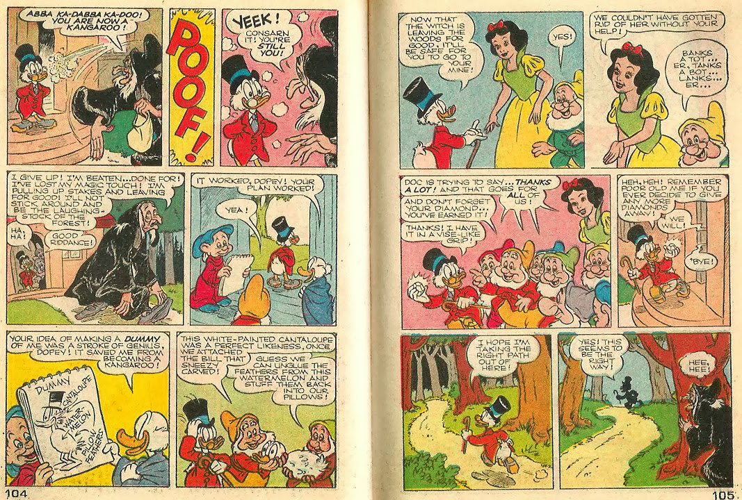 Filmic Light - Snow White Archive: 1957 "The Washed-Up Witch" Comic